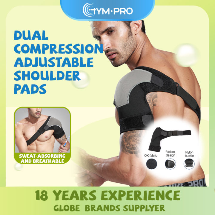GYMPRO Shoulder Support Brace with Pressure Pad for Men Women ...