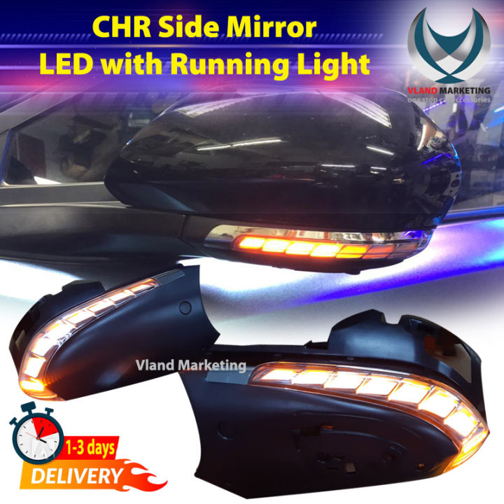 Toyota CHR Side Mirror LED with Running Light | Lazada