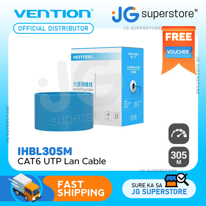 [CLEARANCE] Vention CAT6 305M Roll Ethernet Cable UTP High Speed Lan ...