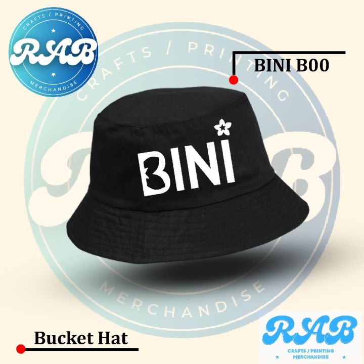 BINI BUCKET HAT & CAP (RAB Crafts / Printing Merchandise) | Lazada PH