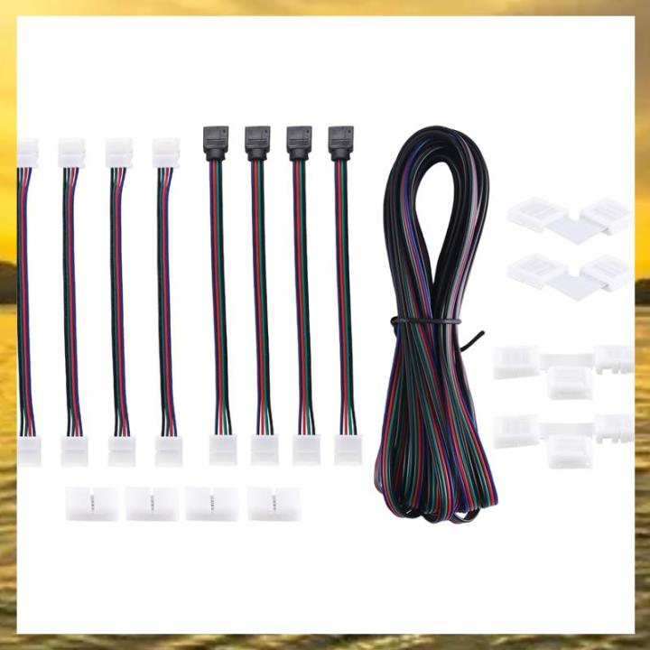 (HARB) 16.4FT(5M) 4-Pin RGB LED Strip Extension Cable,LED Strips ...