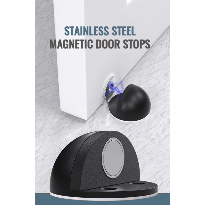 Door stopper STARCK stainless keong hitam lantai magnet penahan pintu ...