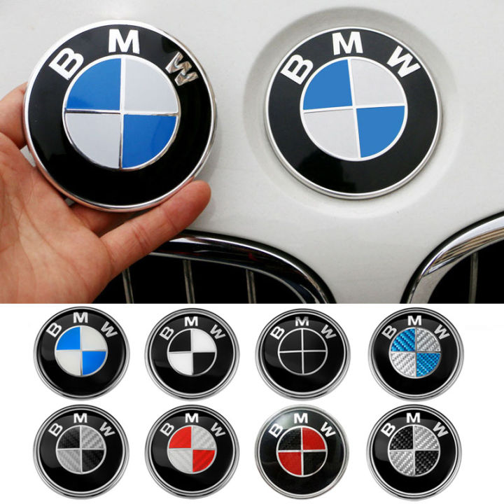 1pc 82mm 74mm Car Front Hood Rear Trunk Badge Emblem Cover for BMW E46 ...