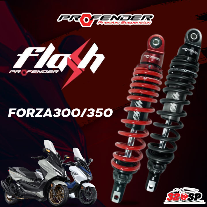 โช๊คหลัง PROFENDER FLASH-SERIES HONDA FORZA300/350 (LOAD 30MM.) ADV350 ...