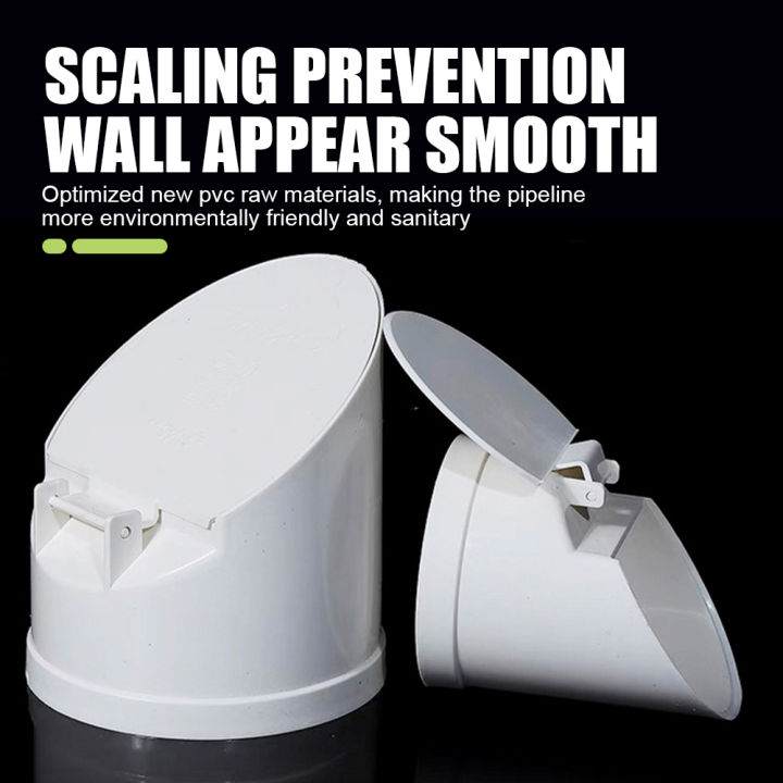 50-160mm PVC Drainage Pipe Floor Drains Auto Closing Displacement Valve ...