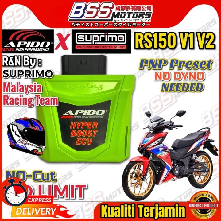 RS150 V1 V2 Apido X Suprimo Racing Hyper Boost ECU PNP No Dyno No Cut ...