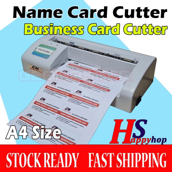 Geomaster Name Card Cutter NK-47 Automatic/Name Card Cutter Mesin A4 ...