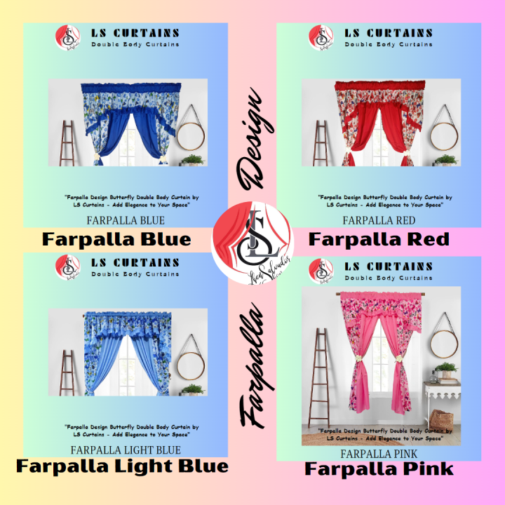 "LS Curtains' Bestselling Double Body Curtains - High-Quality Assorted ...