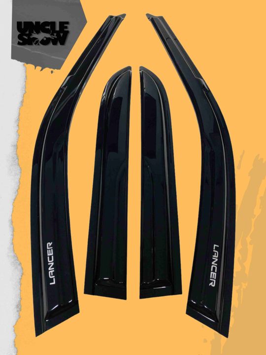 Rain Visor Mitsubishi Lancer Singkit 1989 1990 1991 1992 Mugen Window ...
