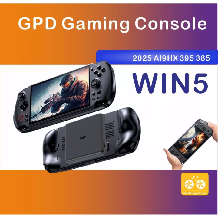 GPD Game Console WIN 5 AI HX 370 385 395 Winmax2 2025 8840U AI HX370 ...