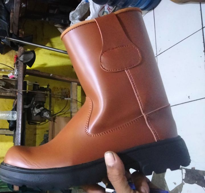 sepatu safety boot loader untuk kerja proyek | Lazada Indonesia