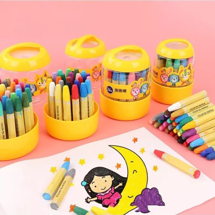 CRAYON GAMBAR 12 WARNA peralatan kesenian untuk gambar dan sketsa GSO16 ...