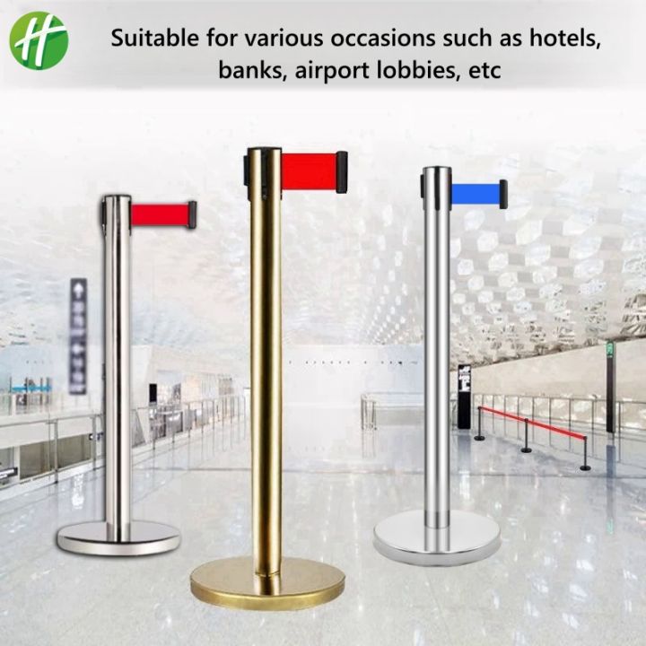 Stanchion Post Retractable Crowd Control Barrier Stand Belt 1 Pc. Stand ...