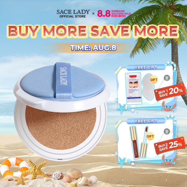 SACE LADY BB Cushion Refill Lasting Waterproof Oil Control BB Cream ...