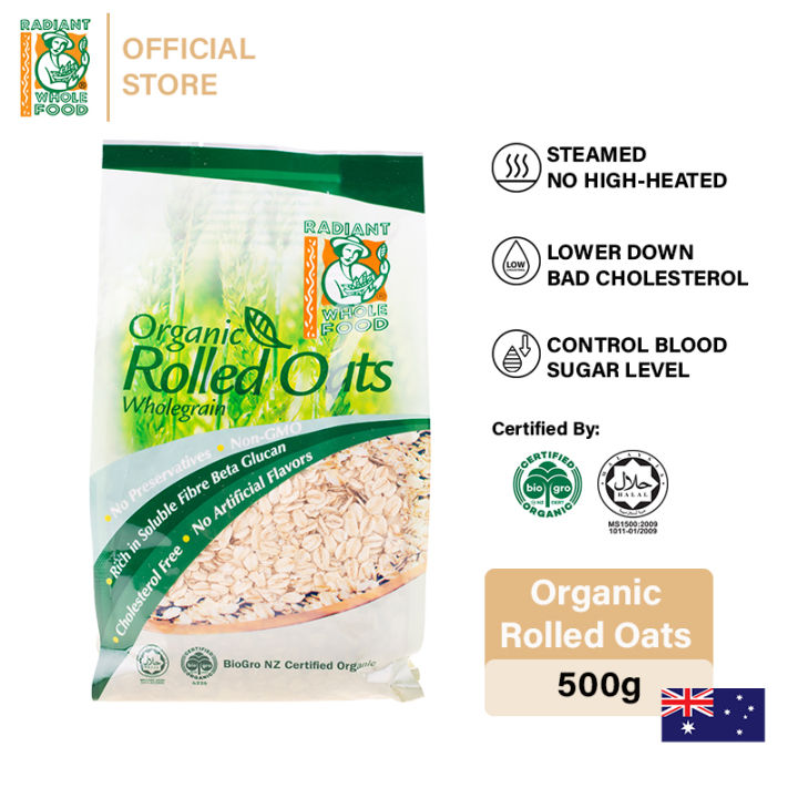 Radiant Australian Organic Rolled Oats | Lazada