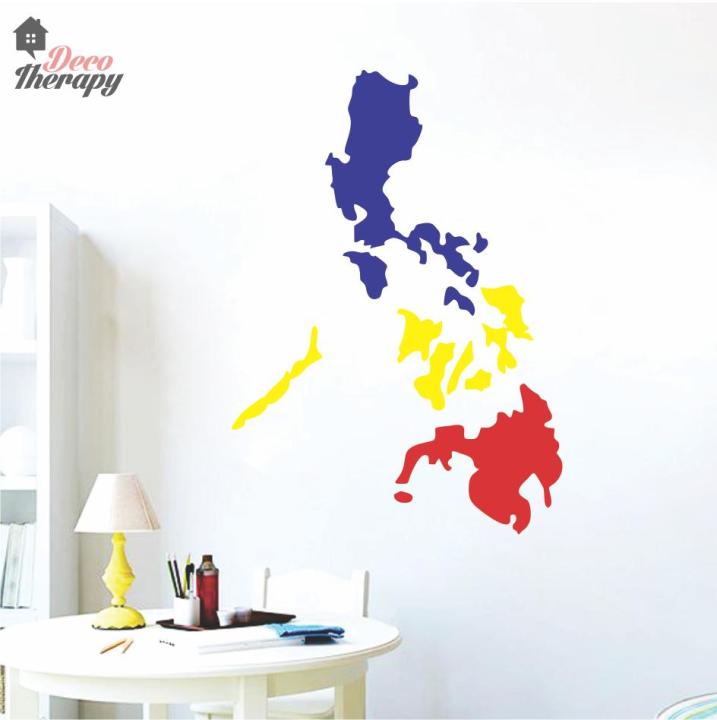 Philippine Map V2 Wall Sticker | Lazada PH