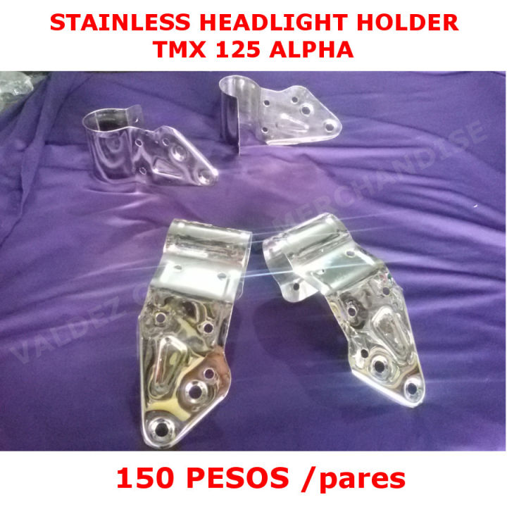 TMX 125 Alpha Headlight Holder Stainless, Head Light | Lazada PH
