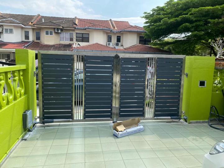 FULL SET! FULL SET! DNOR 712 Heavy Duty Swing and Folding Autogate Auto ...