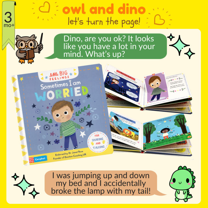 Sometimes I am Worried (Little Big Feelings Interactive Book) | Lazada PH