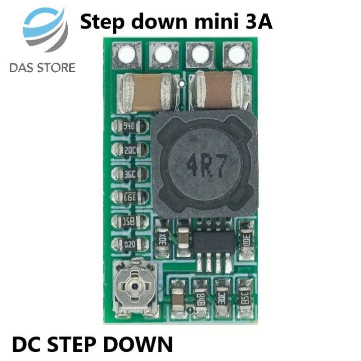 Modul Step Down Mini 3a 12-24V To 5V DC-DC Buck Converter Adjustable ...