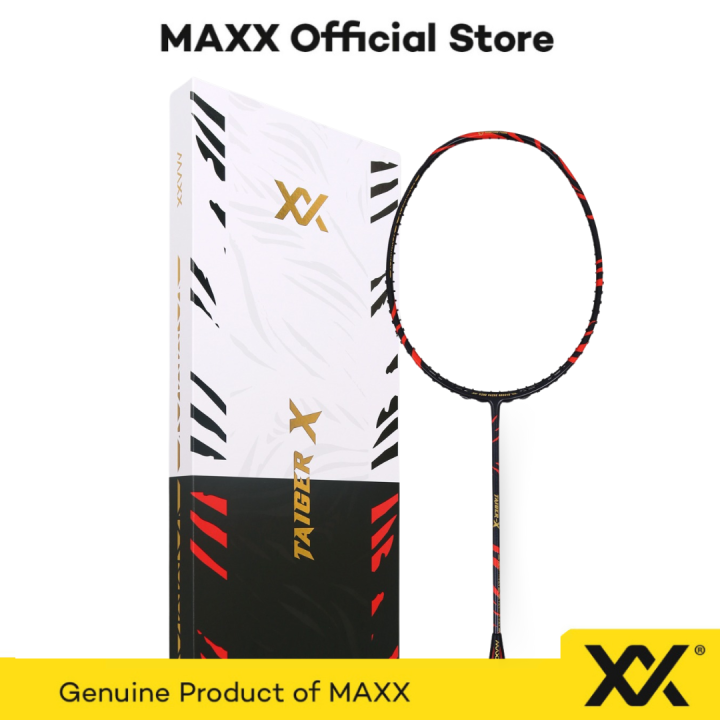 MAXX Badminton Racket - TAIGER X - Black(FREE String) | Lazada