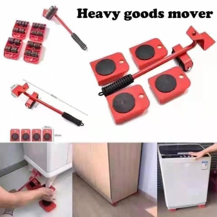 5-set Furniture Mover Slider Glider Roller Lifter for Sofa Tables ...