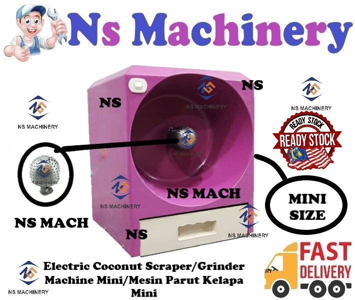 Electric Coconut Scraper Mini/Grinder Machine Mini/Mesin Parut Kelapa ...