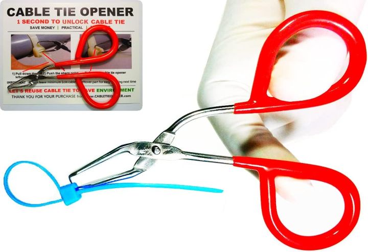 CABLE TIE OPENER | Only 1 Second To Unlock Cable Tie | Let's Reuse ...