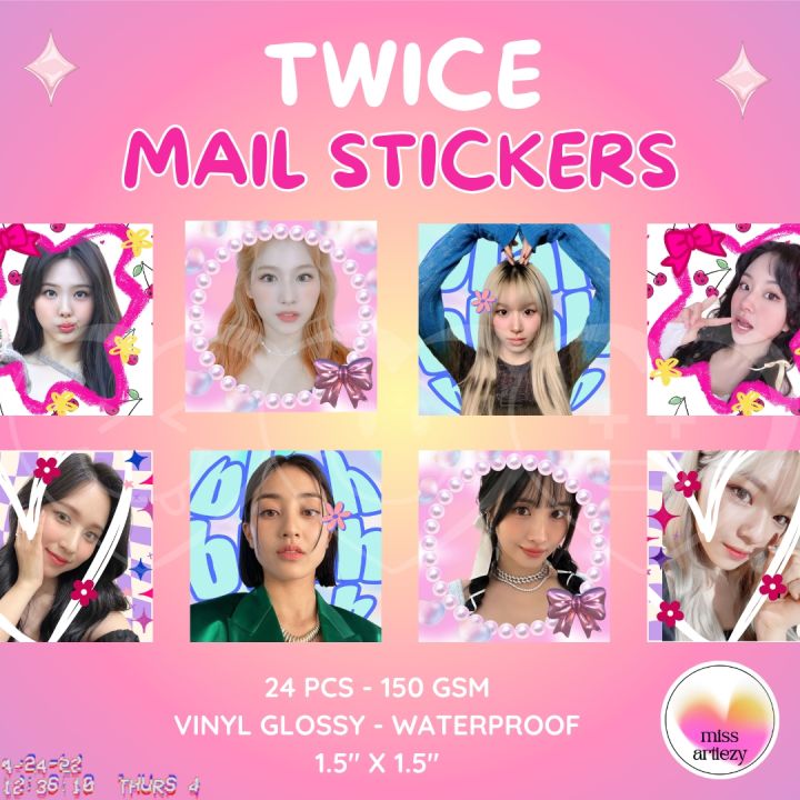 miss artiezy | TWICE MAIL STICKERS PRIKULA | Lazada PH