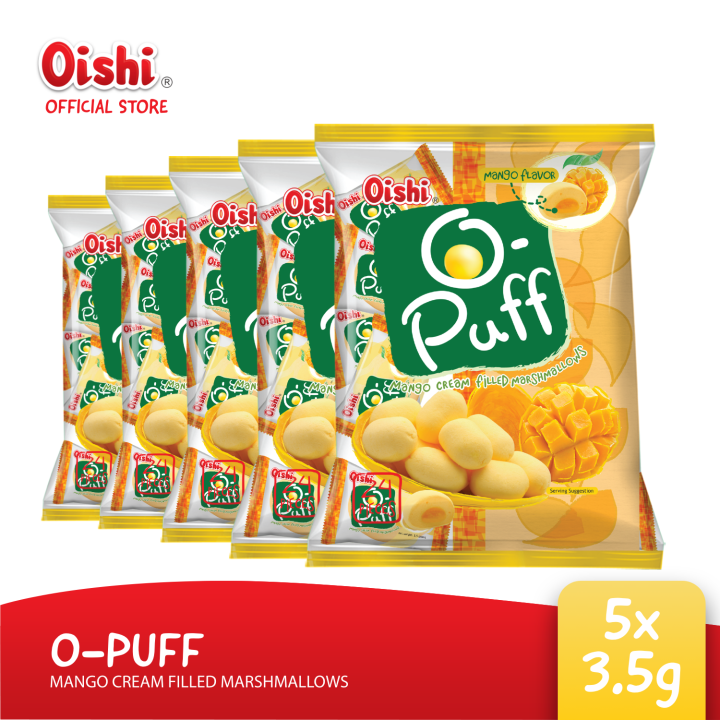 O-Puff Marshmallows Mango 3.5g x 24 (5 packs) | Lazada PH