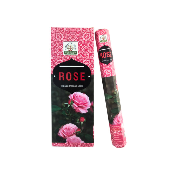 Natural Efe | Indian incense sticks - NAMASTE Rose Masala l ธูปหอมนมัส ...