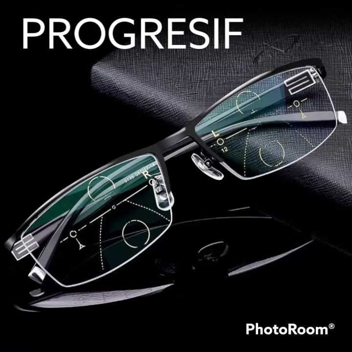 COD - Kacamata Progresif Photocromic Multi Focus Antiradiasi Bisa Untuk ...