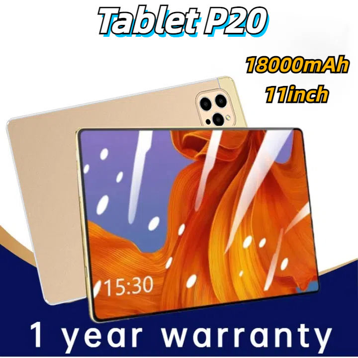 Tablet P20 12GB + 512GB Tablet Android 11 Inch Large Screen Wifi Dual SIM Tablet 15000 mAh ...