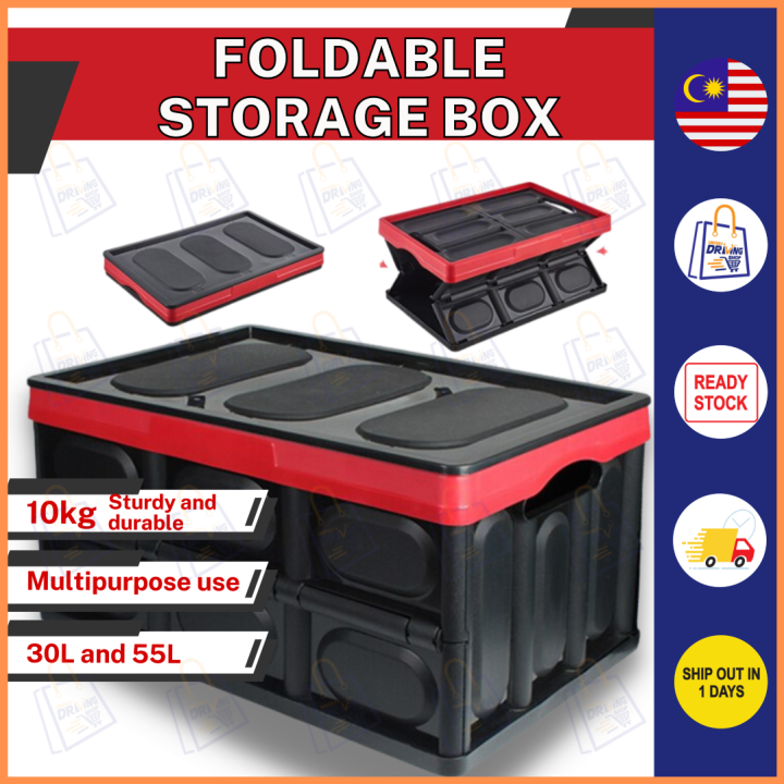 Fordable Storage Box Car Trunk Organizer Car Boot Organizer Storage ...
