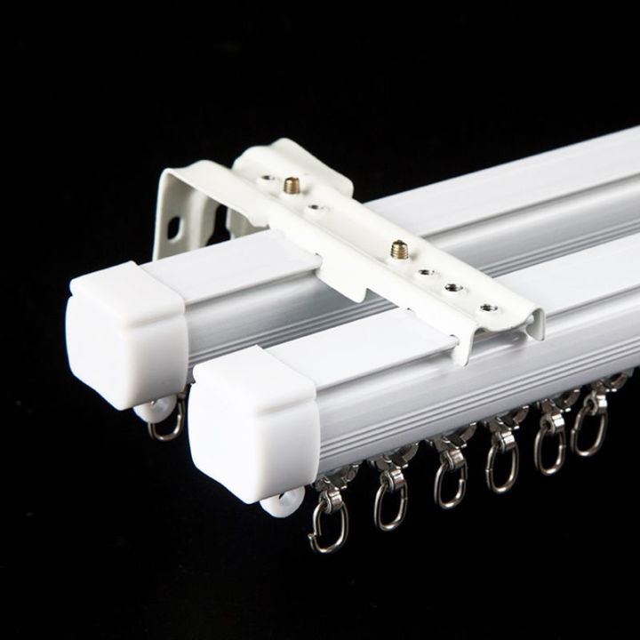 【ingjixi2】 Curtain Runway Track Pulley Top Mounted Side Mounted Curtain ...