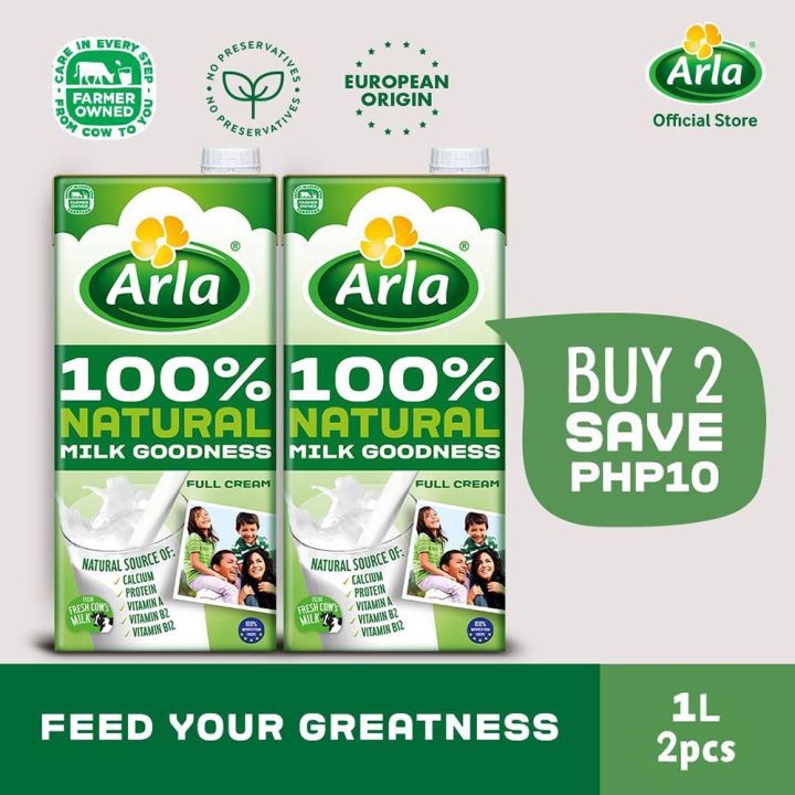 BEST- Arla Full Cream Milk 1L 2-Pack | Lazada PH