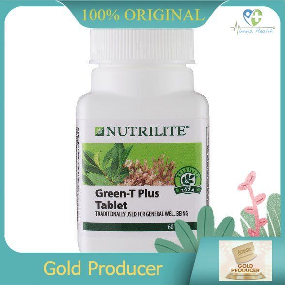 Gold Seller Nutrilite Green-T Plus (60 Tablet) with KKM | Lazada