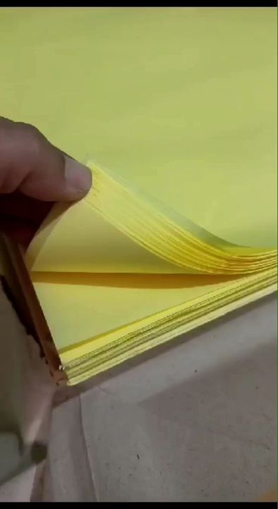 kertas layang layang litho warna KUNING 100 lembar | Lazada Indonesia