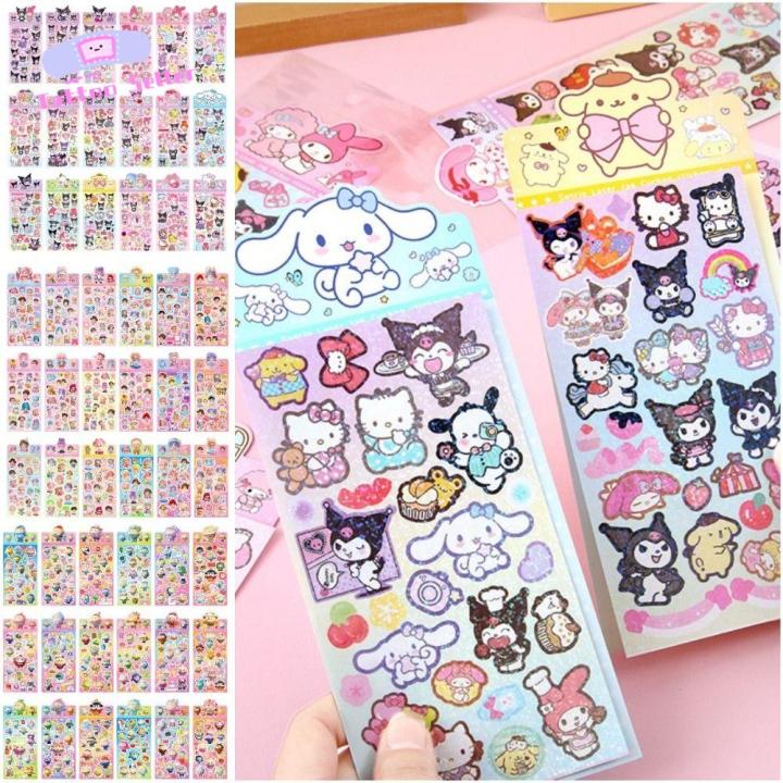 STKE CartoonKuromi Kuromi Guka Sticker Melody Handmade Toy Kawaii ...