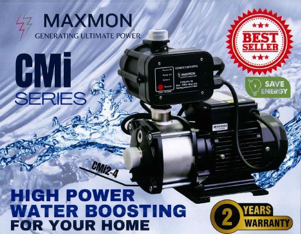 MAXMON CMi SERIES HIGH POWER WATER BOOSTING / AUTOMATIC BOOSTER PUMP ...