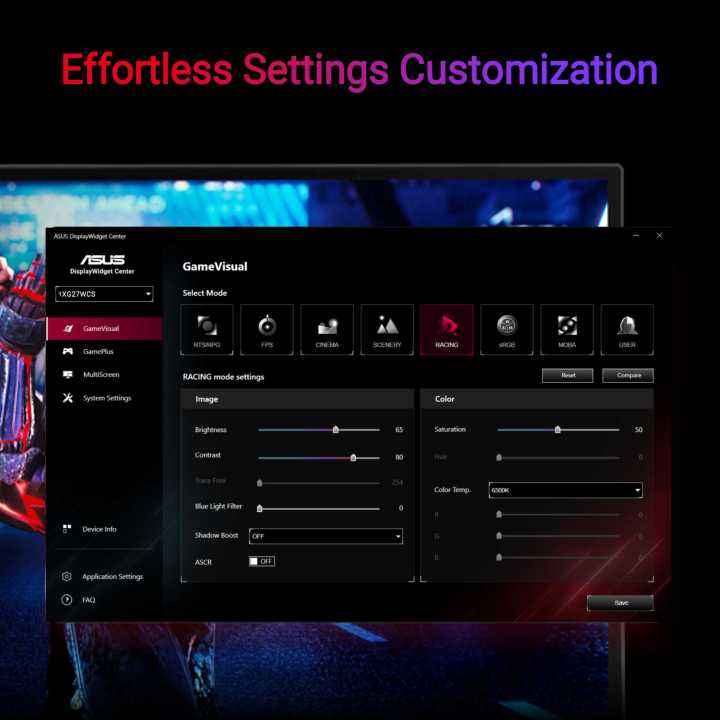 ASUS ROG Strix XG27WCS Curved Gaming Monitor - 27", 2K QHD, 180Hz, 1ms ...