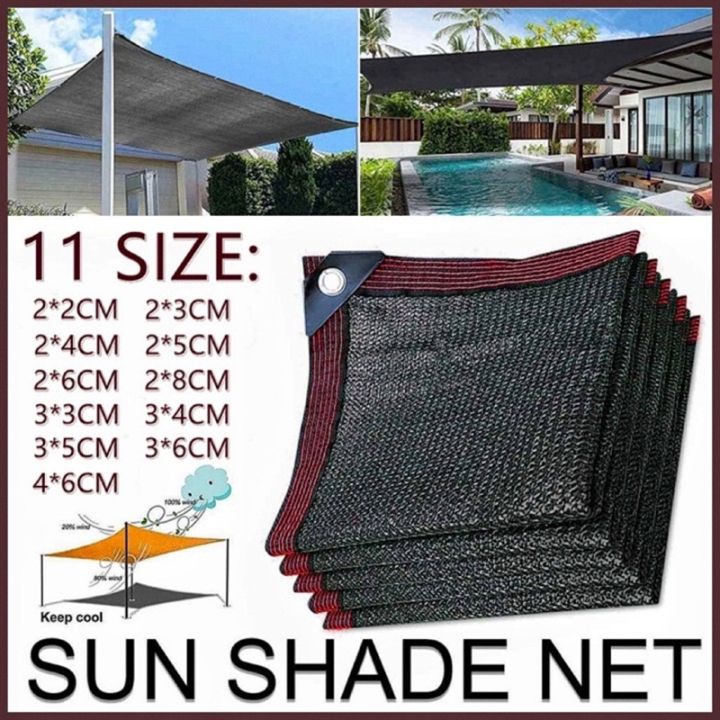 Shade Sail Garden Sun Shade Net Car Cover Anti-UV Awnings Sun Shelter ...