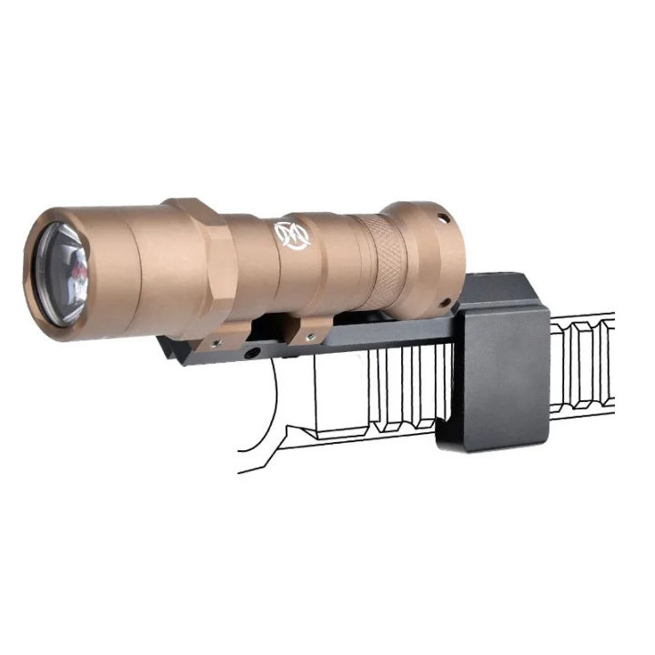 Tactical ntail Offset side Mount For M300 M600 Flashlight Surefir Scout ...