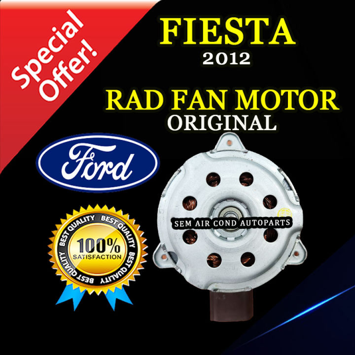 FORD FIESTA 2012 YEAR ORIGINAL 2 PIN RAD/ RADIATOR FAN MOTOR (CAR ...