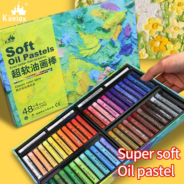 Kuelox 24/36/48 Color Macaron Morandi Smooth Type Heavy Color Oil ...