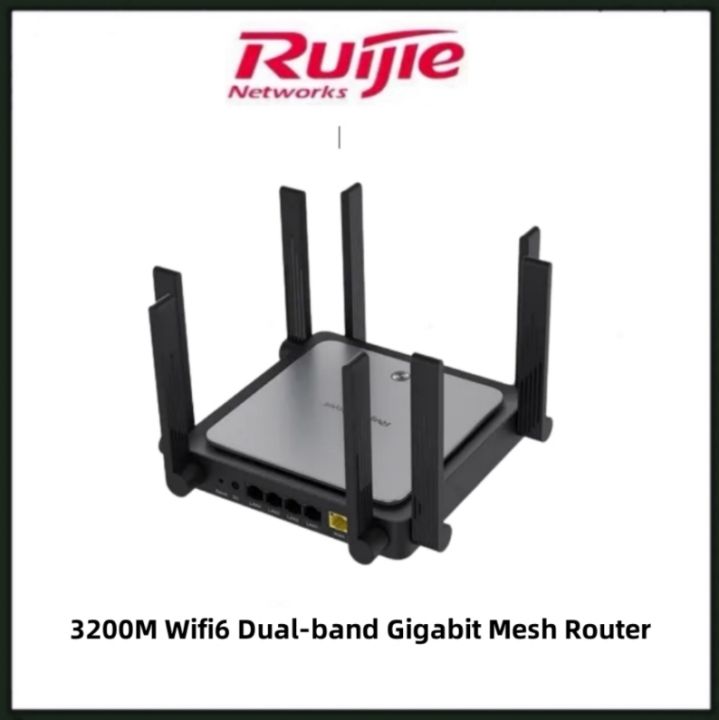 Ruijie RG-EW3200GX PRO AX3200 Wi Fi 6-band Gigabit Mesh Router ...