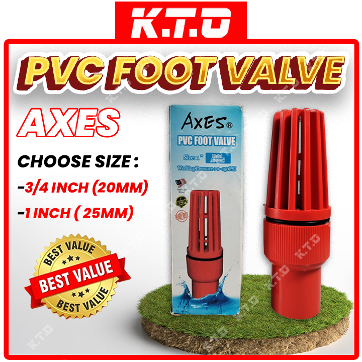 Non Return PVC / ABS Foot Valve Threaded End Check Valve Pump Inlet ...