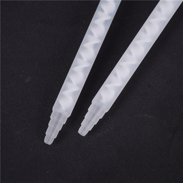 WorldTrendy 10pcs 50ML Dual Cartridge Epoxy Adhesive Applicator Static ...