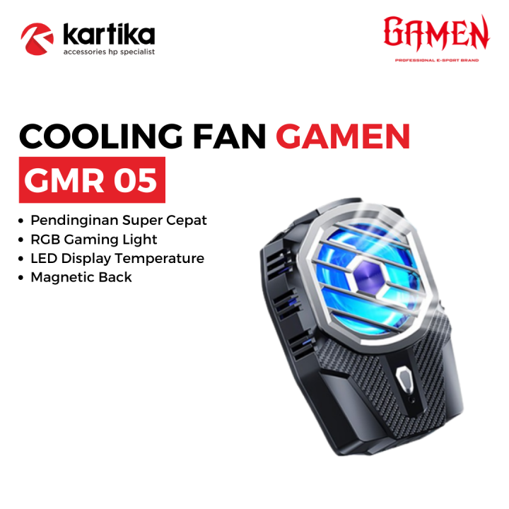 GAMEN GMR05 Cooling Fan RGB Design for Smartpgone Gamer | Lazada Indonesia