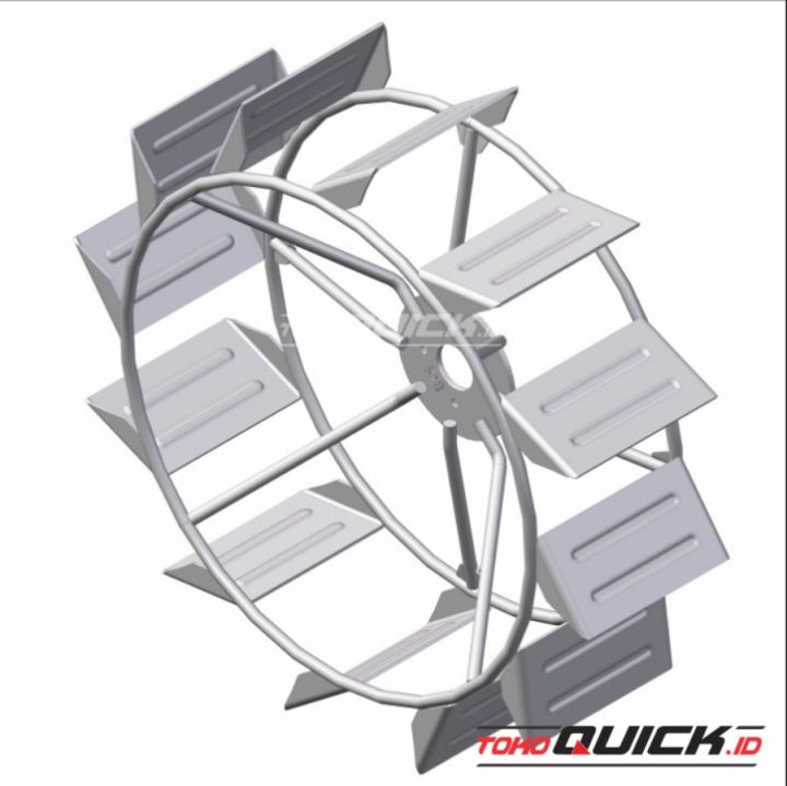 Roda Besi Original Traktor Quick G1000 Boxer Tapak Lebar - Cage Wheel ...
